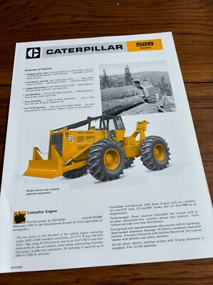 Caterpillar CAT 528 Skidder Brochure FCCA24 | eBay