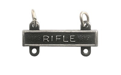 U.S. Army Rifle Silver Oxidized Qualification Bar (each) | eBay