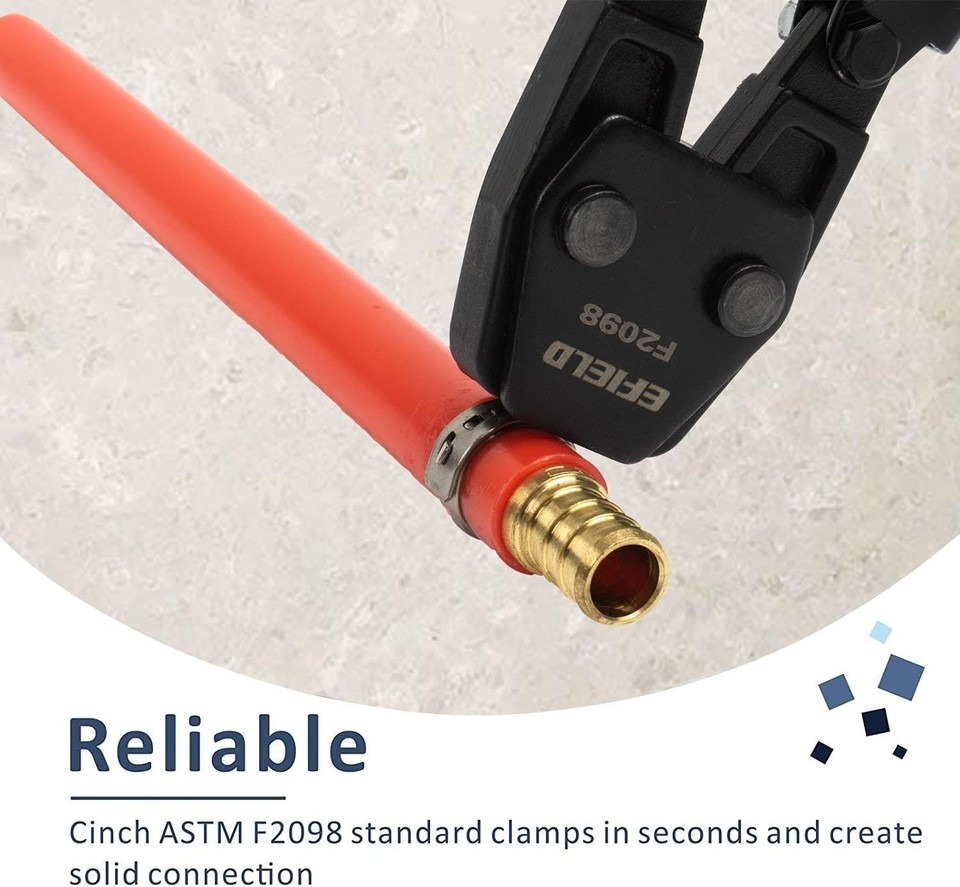 Chemical Resistant 1/2 Inch Pex-B Pipe Tool Kit - 150ft with Easy ...