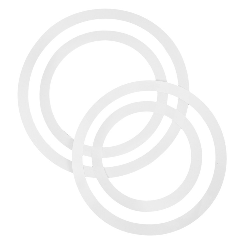 4 Pcs Anello Per Sordina Rullante Silenziatori Fusti Accessori ...