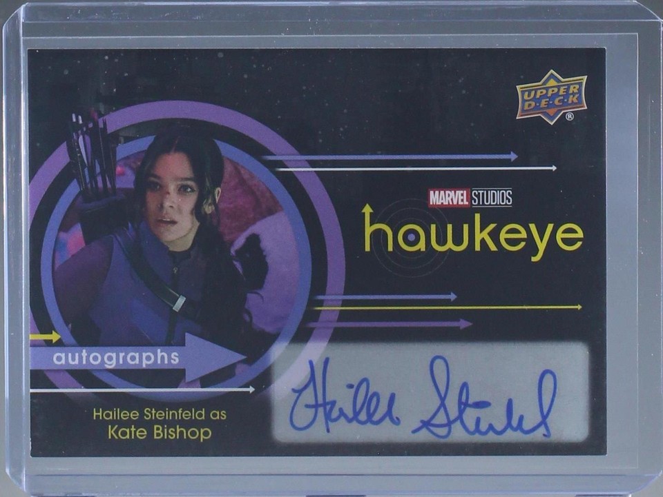 EPACK Hawkeye Horizontal Autograph Card HA-HS Hailee Steinfeld as Kate ...