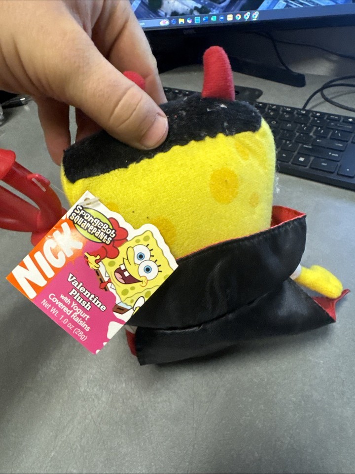 SpongeBob Squarepants Dracula Devil Horns Halloween costume 9” plush | eBay