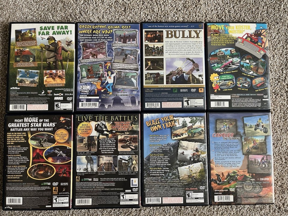 Sony PlayStation 2 Game Lot Of 8 Games, PS2 Game Bundle, CIB/Tested | eBay