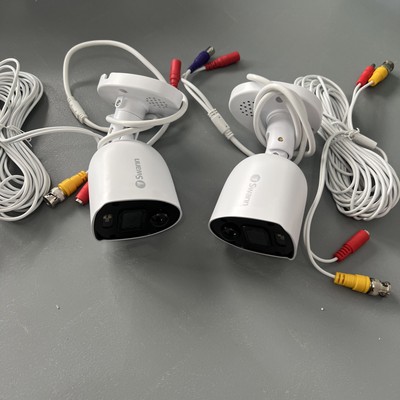 Swann PRO-4KRL 4K Enforcer Bullet CCTV Camera Flash Light Siren For DVR ...