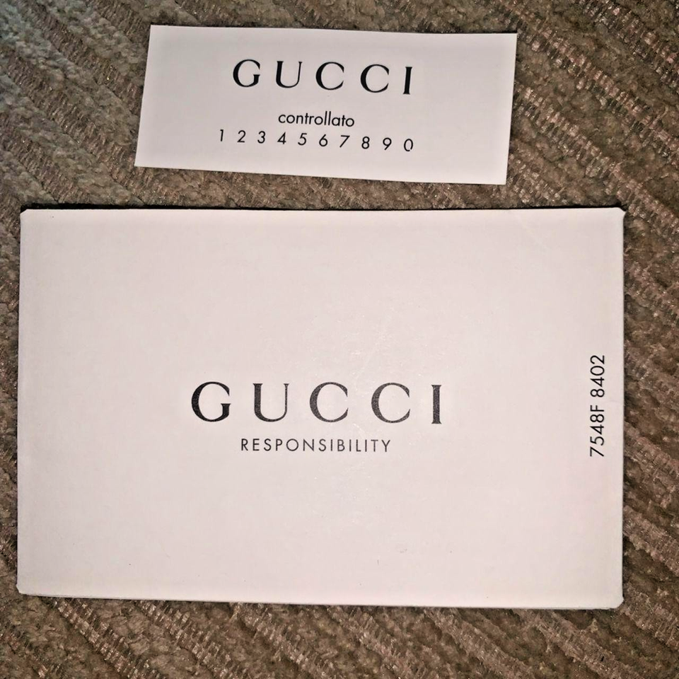 GUCCI Guccissima GG Logo Leather Zip Around Long Wallet Dark Brown Cow ...