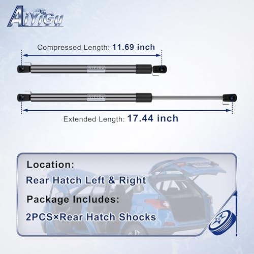 6508 Rear Hatch Shocks Struts Lift Gate Supports Gas Springs Compatible ...