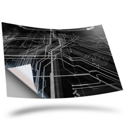 1 x Vinyl Sticker A2 - BW - Circuit Board Motherboard Computer #42699 ...