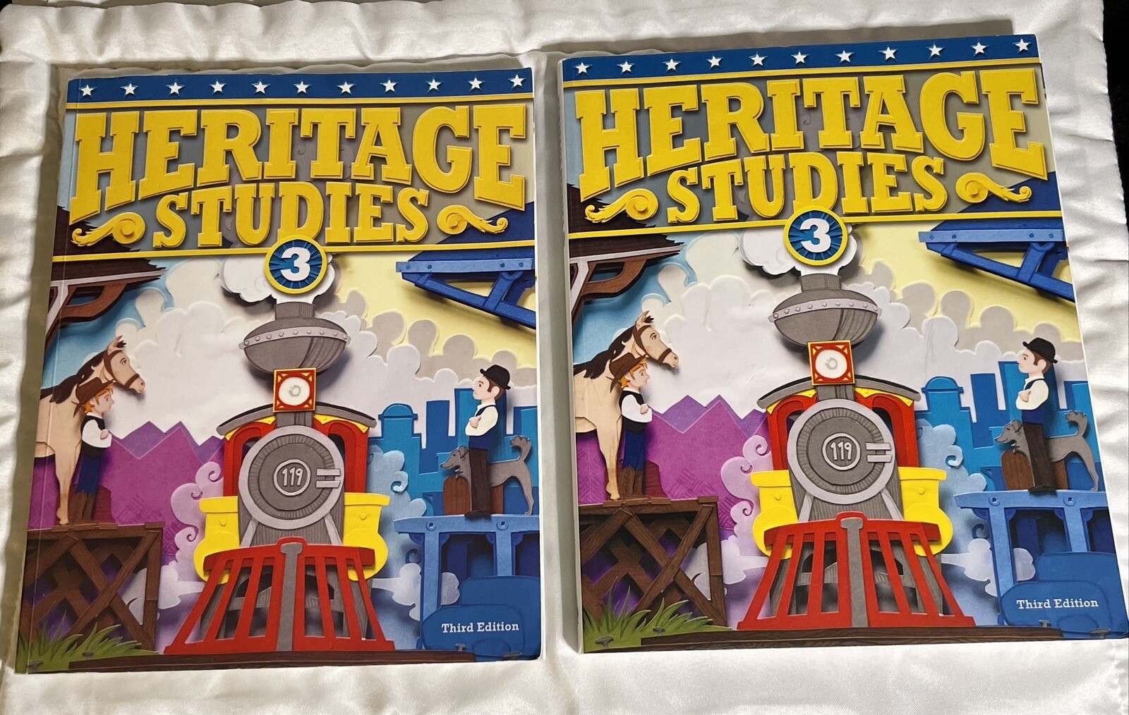 BJU Press Heritage Studies 3 3rd grade LOT of two student textbooks | eBay