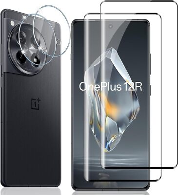 For OnePlus 12R Tempered Glass Screen Protector & Camera lens | eBay UK
