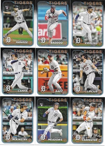 2024 TOPPS COMPLETE SERIES 1& 2 BASE TEAM SET DETROIT 23 CARDS | eBay