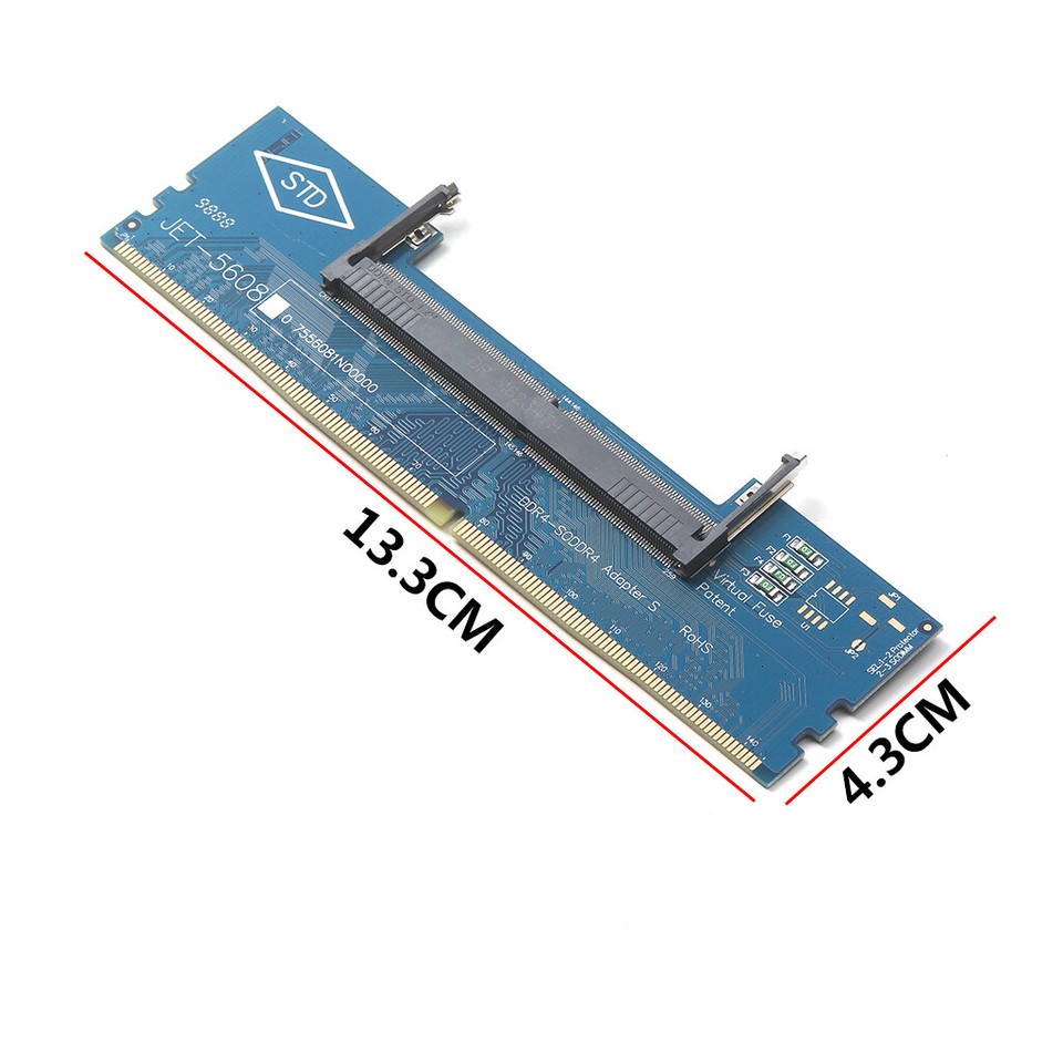 Laptop DDR4 RAM to Desktop Adapter Card Memory Tester SO DIMM to DDR4 ...