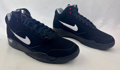 Nike Air Flight II Lite Mid Black Varsity Red White DQ7687-003 Men's 10 ...