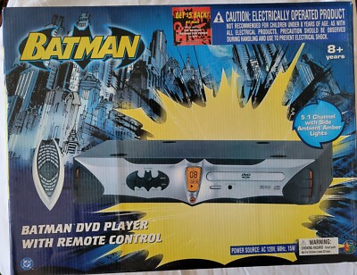 New Batman DVD Player With Remote Control #KSM6002 2005 | eBay