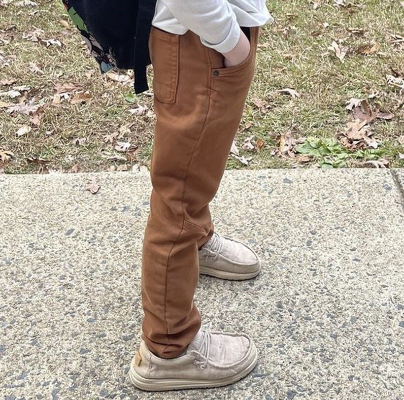 Boys Super Stretch Pull-on Taper Fit Jogger Jeans Cat & Jack Brown Size ...