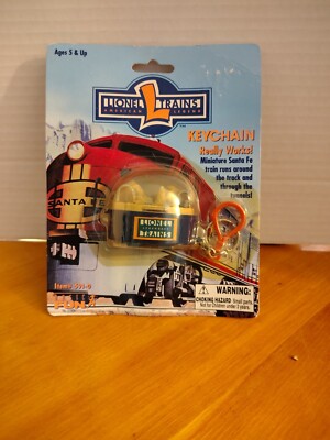 Vintage Lionel Trains Keychain Miniature Santa Fe Train #591-0 Basic ...