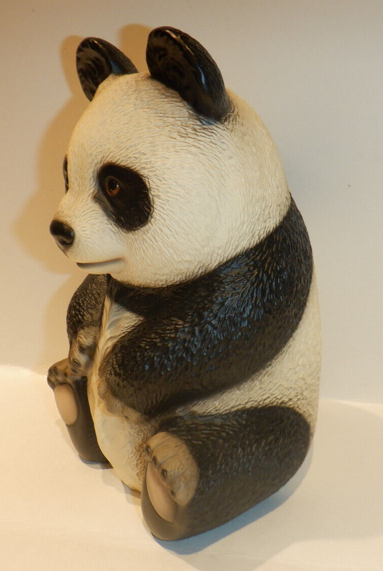 Global Art 1983 Harvey Knox Kingdom Numbered HAND PAINTED PANDA BEAR M ...