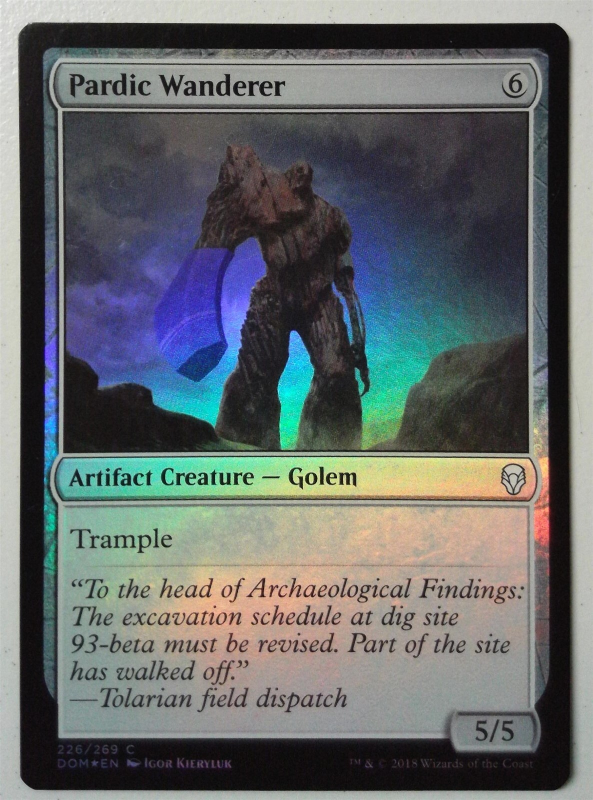 Pardic Wanderer *FOIL Common* Magic MtG x1 Dominaria | eBay