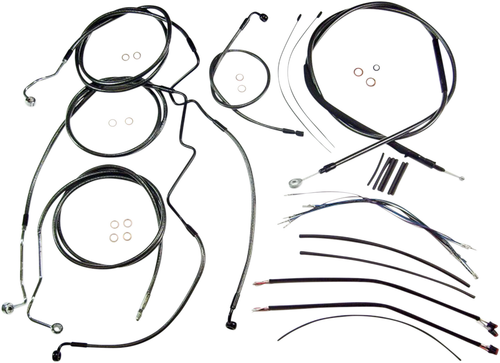 MAGNUM SHIELDING - 487843 - Control Cable Kit - Black Pearl Harley ...