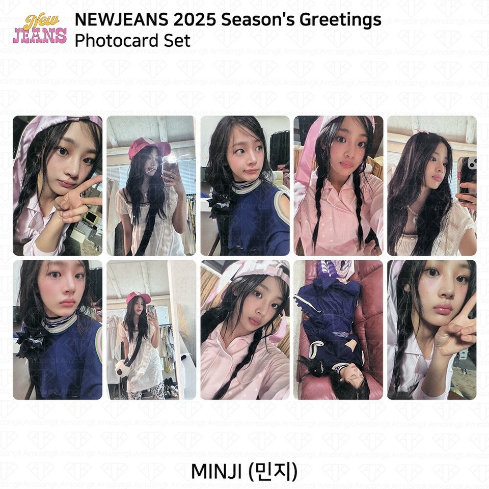 New Jeans 2025 Season's Greetings Official Photocard Set Minji Hanni ...