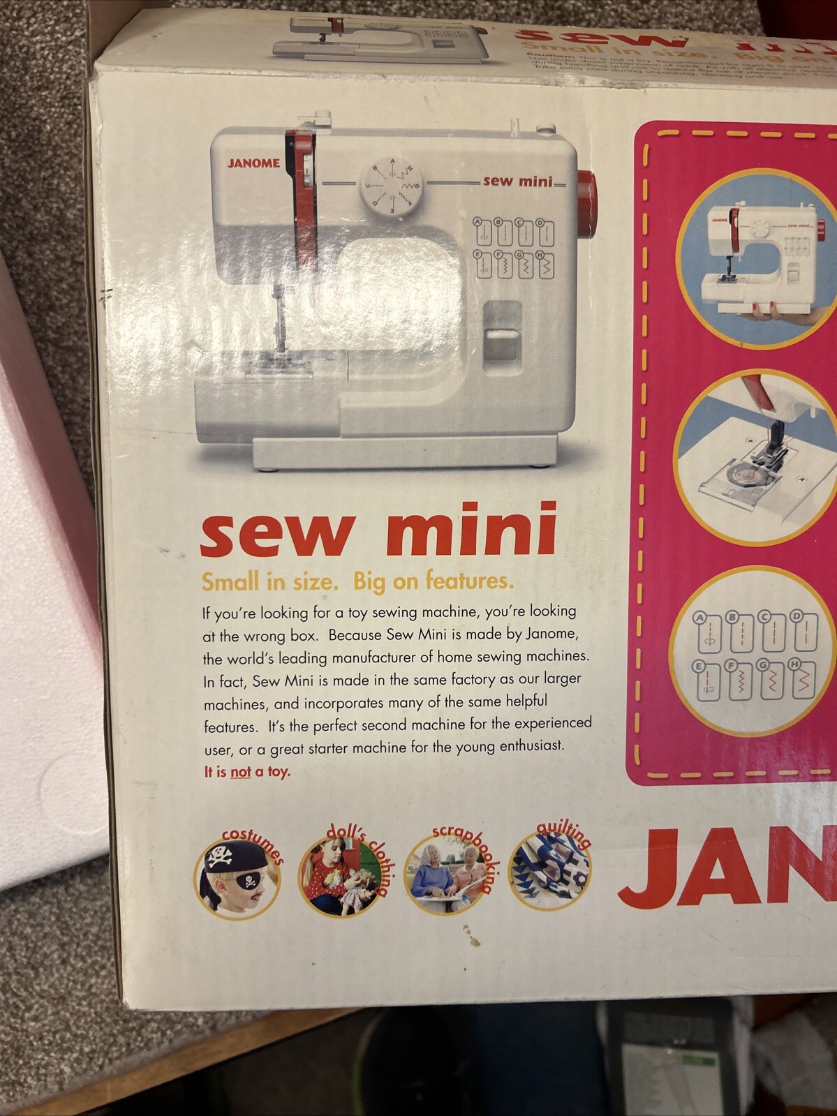 Janome Sew Mini Electronic Sewing Machine for sale online | eBay