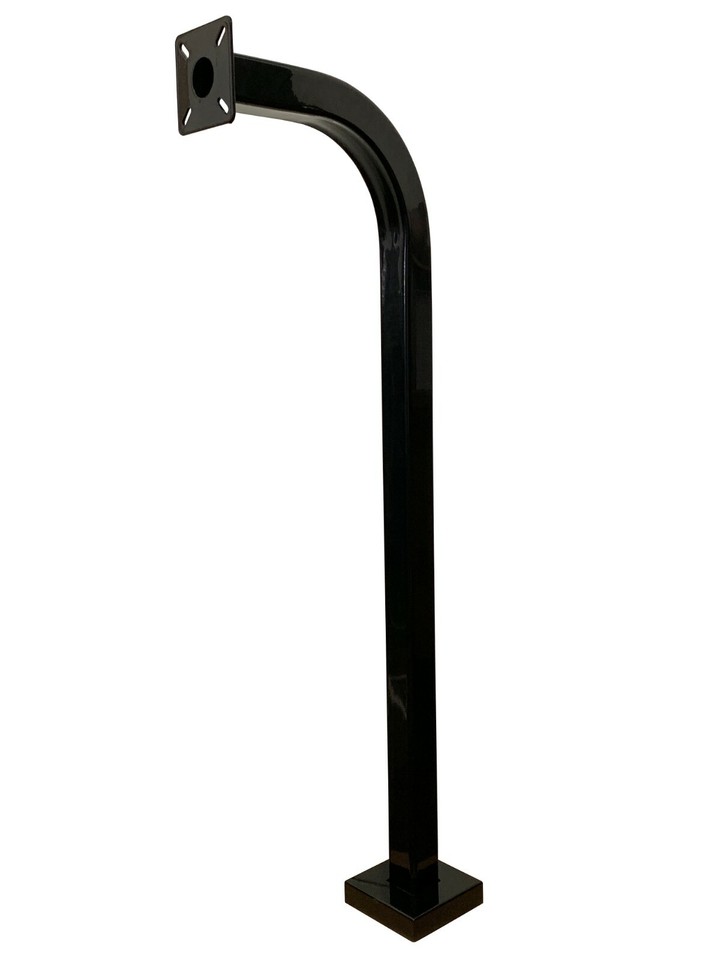 Gate Entry Gooseneck Keypad Stand 42" Pedestal Post Universal Fit ...