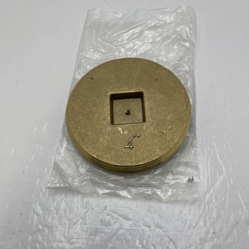 Proflo PFEP53P Brass IPS Cleanout Plug, Threader, Recessed Head, 4” | eBay