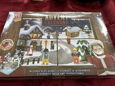 BLOCK TECH - Style AdventCalendar with 11 Minifigures - Brand New | eBay