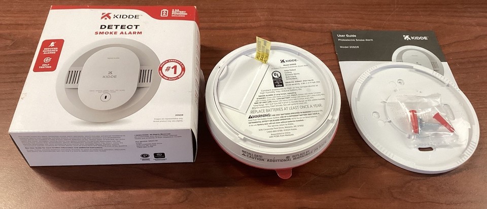 NEW 4PK Kidde 20SDR Smoke Detector Battery Operated Fire Alarm w/LED ...
