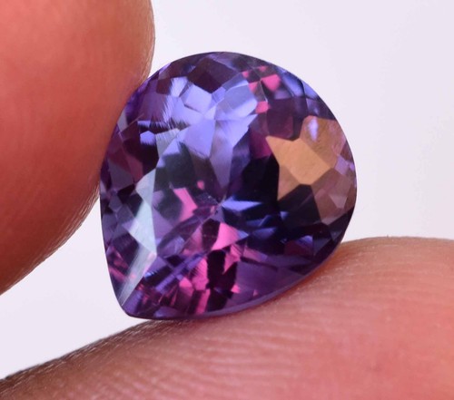 Flawless Natural Color Change Alexandrite 6.10 Ct Pear Certified Loose ...