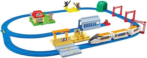 TAKARA TOMY Plarail Scenery galore! Play with Tomica! Action Town Set ...