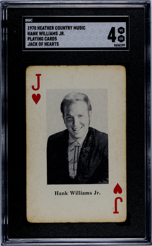 1970 Heather Country Music Hank Williams Jr. Playing Cards Jack of ...