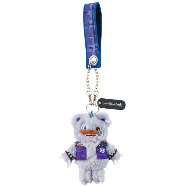USJ Hamikuma Punk Halloween Teddy Bear Plush Keychain Universal Studios ...