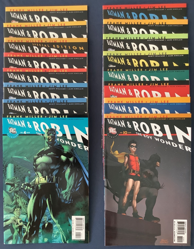 All-Star Batman and Robin The Boy Wonder, FULL RUN #1-10 + 6 Variants ...