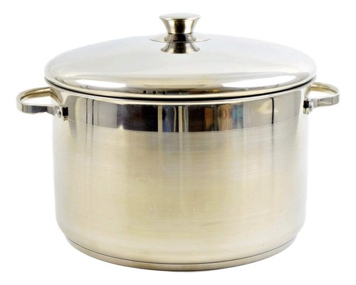 Stock Pot - Stainless Steel 11 Quart Capacity | eBay