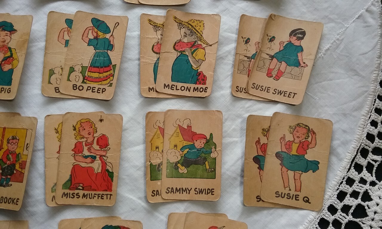 1930s Antique Card Game Old Maid by Russell Games Youth Toy 43 Cards | eBay