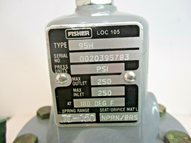 Fisher Governor Type 95h 70-150 PSI Pressure Reducing Regulator for ...
