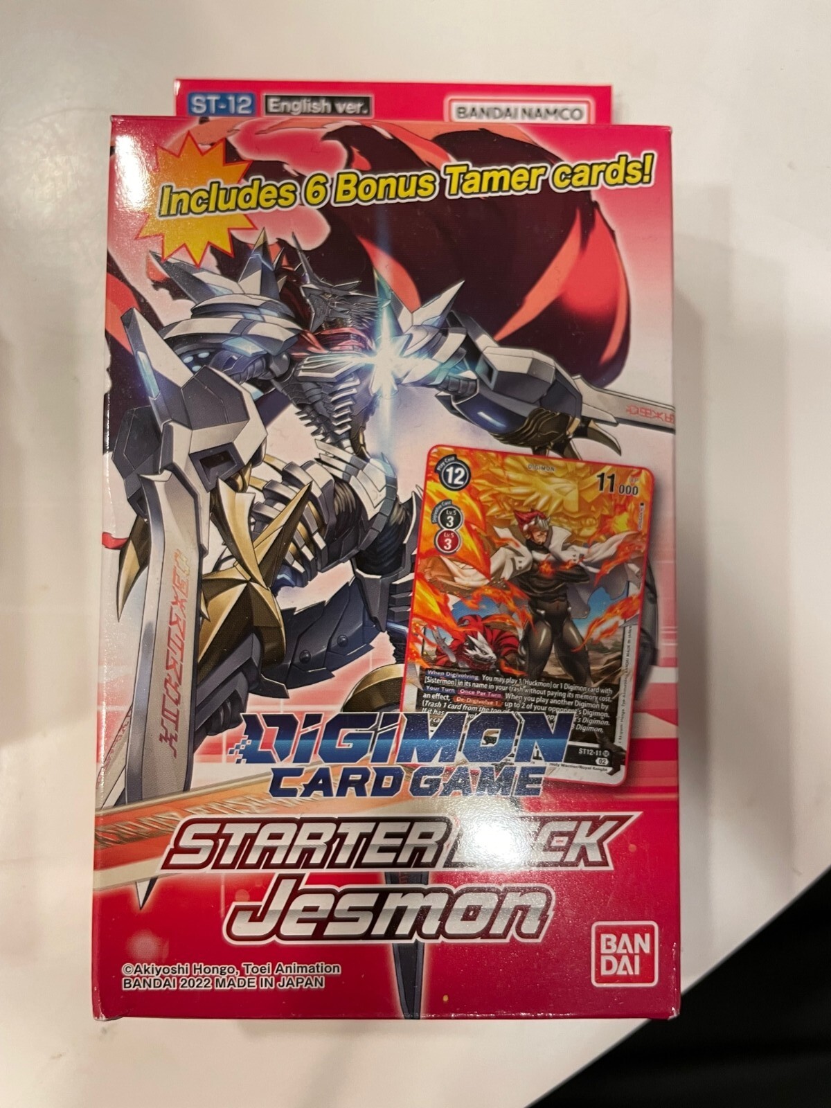 Digimon Card Game Starter Deck ST-12 Jesmon (NO PROMO TAMER CARDS) | eBay
