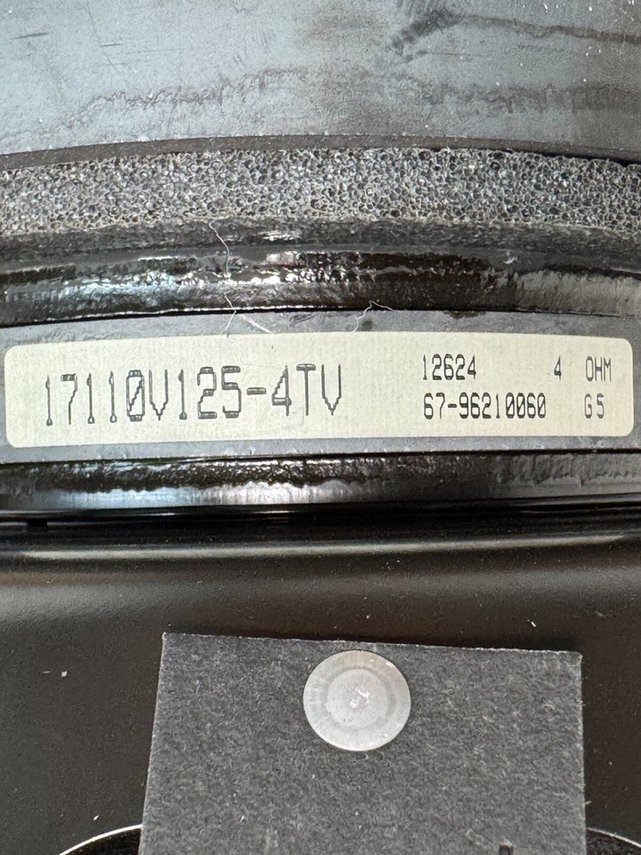 MK Miller & Kreisel Sound Deep Bass 12 inch SubWoofer Speaker 17110V125 ...