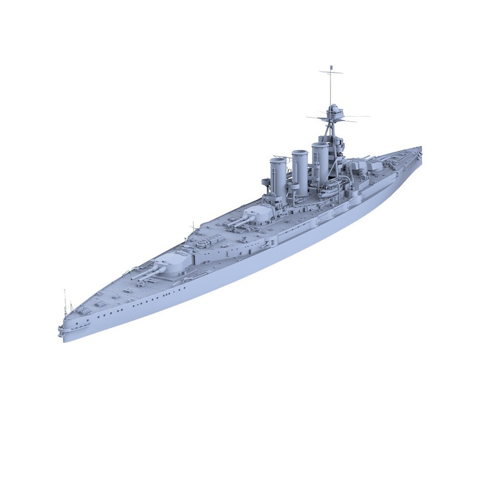 SSMODEL 1/350 Military Model Kit British HMS Tiger Battleship Cruiser ...