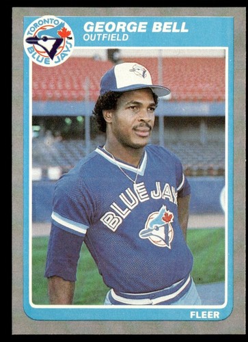 1985 Fleer #100 George Bell Toronto Blue Jays | eBay