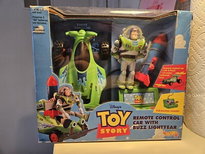 Toy Story Movie Hot Wheels RC Remote Control Car Buzz Lightyear Mattel ...