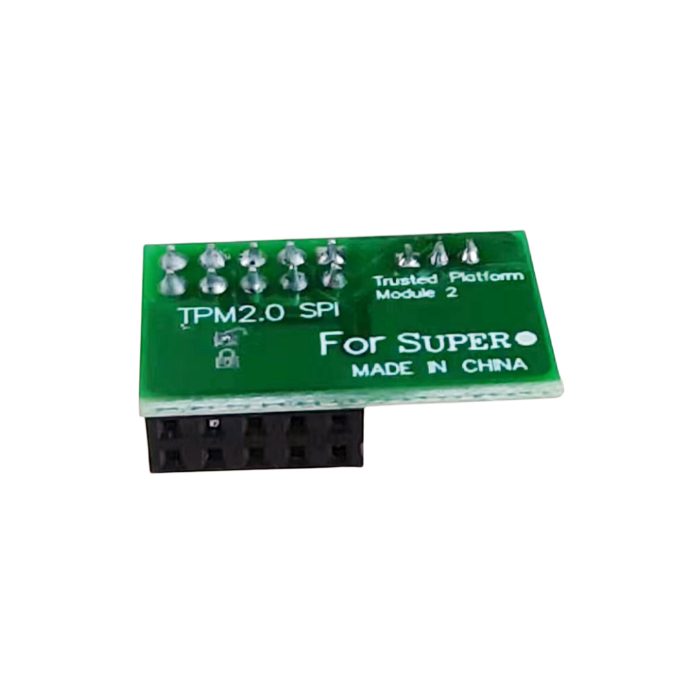 Supermicro AOM-TPM-9670V-S TPM 2.0 SPI Capable Vertical Server Security ...