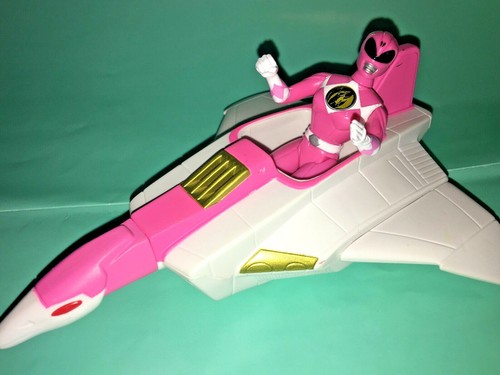 MIGHTY MORPHIN POWER RANGERS 1995 PINK PTERODACTYL Crane Ninjazord ...