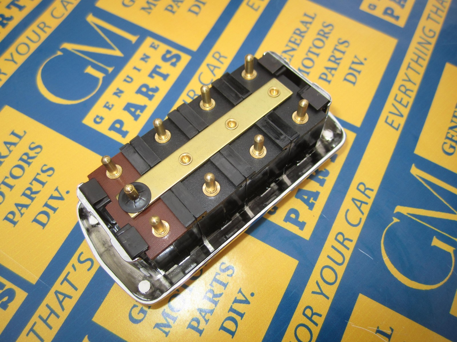 1948-1953 GM & Packard 4 Button Power Window Switch with Chrome Bezel ...