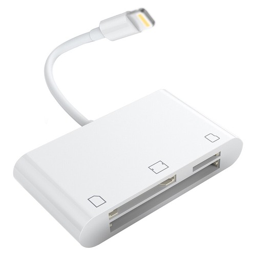 Phone Laptop Adapter 3.5 Audio Port/Lighting Port/SD/TF Extender To CF ...