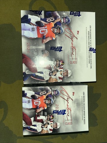 2024 Topps Signature Class Football Mega Box And Blaster Box. Both for ...