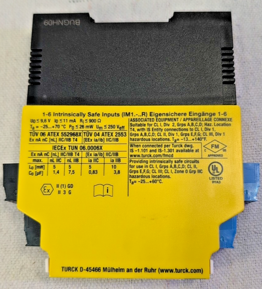 TURCK IM1-121EX-R Isolating Switching Amplifier | eBay