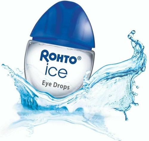 Rohto Eye Drops Ice Cooling All In One Symptom Relief Sterile 0.4 oz ...