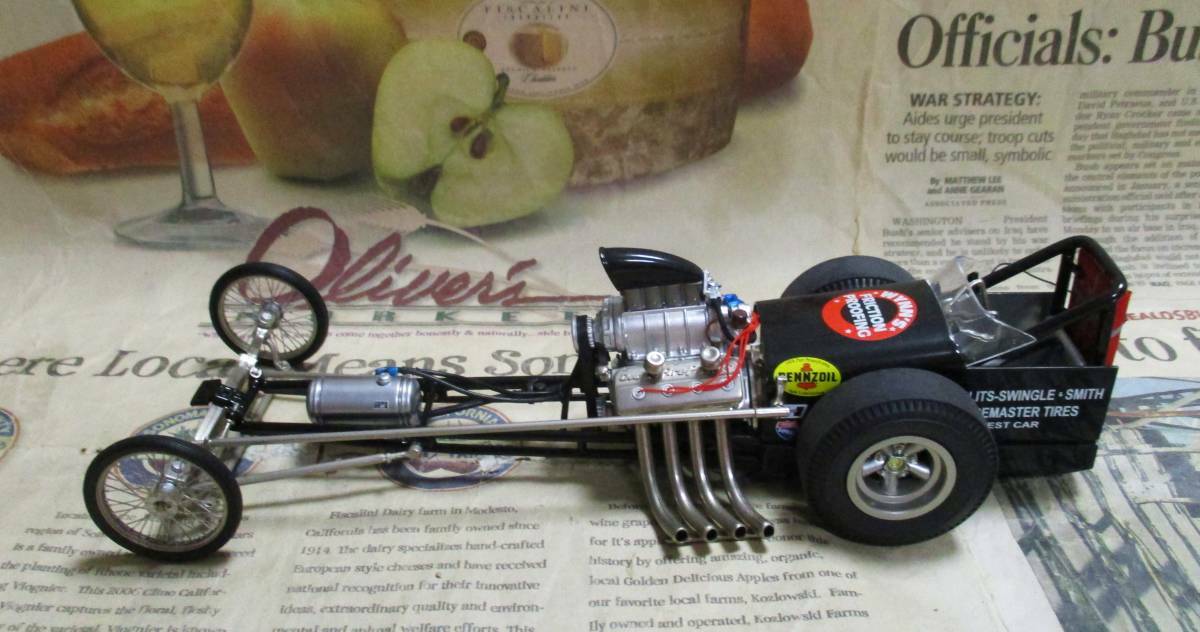 GMP 1/18 1961 Dragster Swamp Rat III - Connie Swingle Exoto Out Of ...