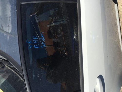 DRIVER RIGHT REAR DOOR GLASS Window FOR HOLDEN COMMODORE VE VF SEDAN ...